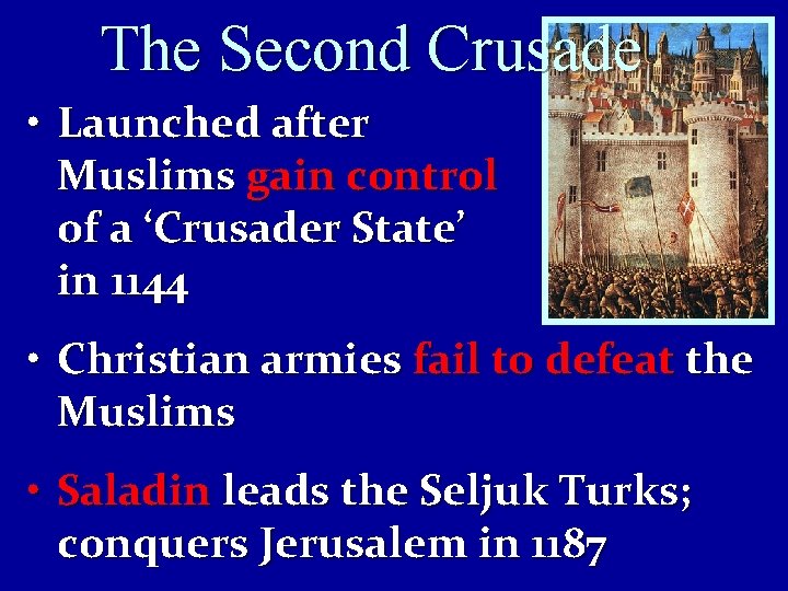 The Crusades Background During the Age of Faith
