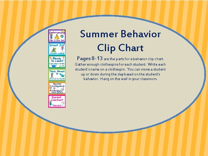 Splish Splash Summer Themed Behavior Management Set Created