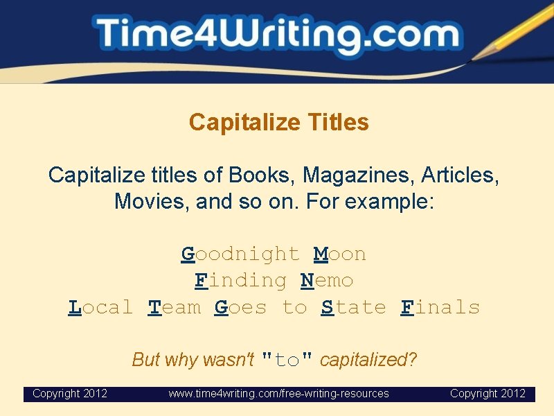 Capitalizing Words Correctly Can You Remember the Rules