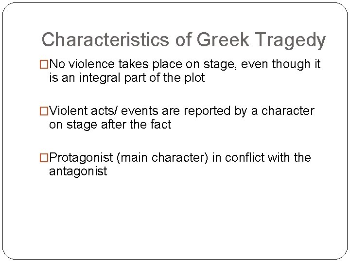 Introduction to Greek Theatre Antigone By Sophocles Origins