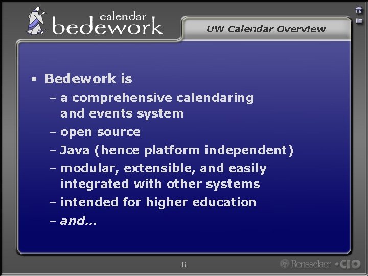 Bedework 3 0 an institutewide open source Java