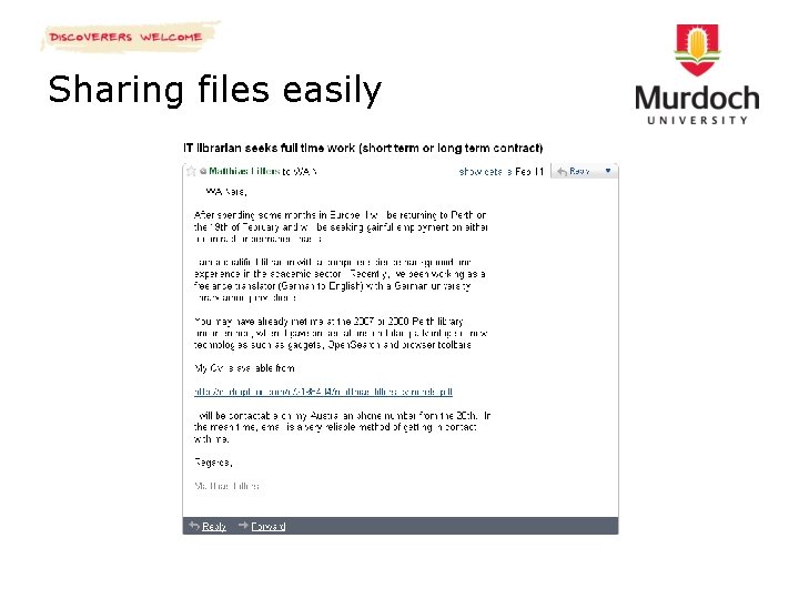 The cloud Matthias Liffers Emerging Technologies Specialist By
