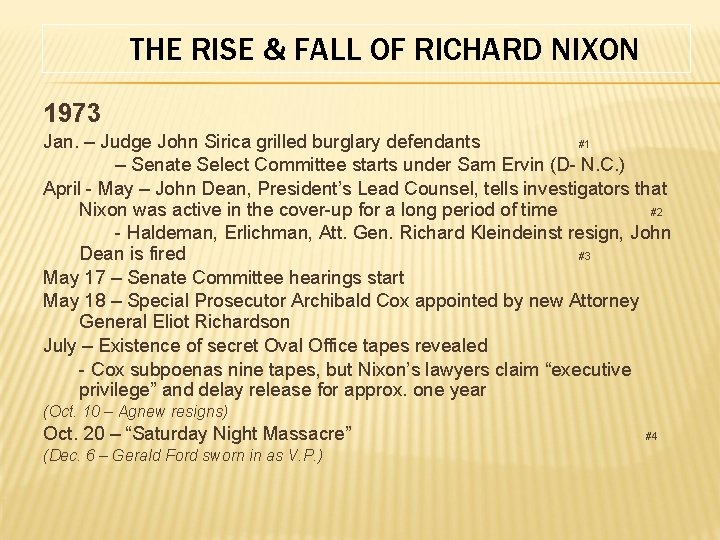 THE RISE FALL OF RICHARD NIXON BG Nixon
