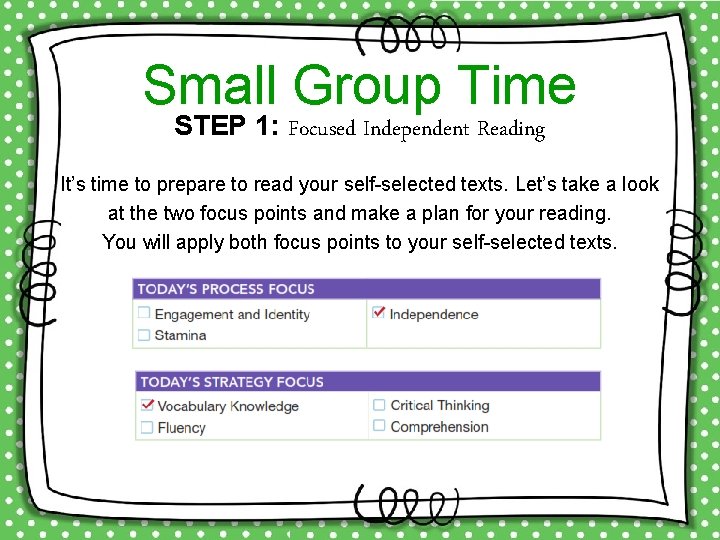 Objectives Reading Unit 1 Lesson 6 Module B