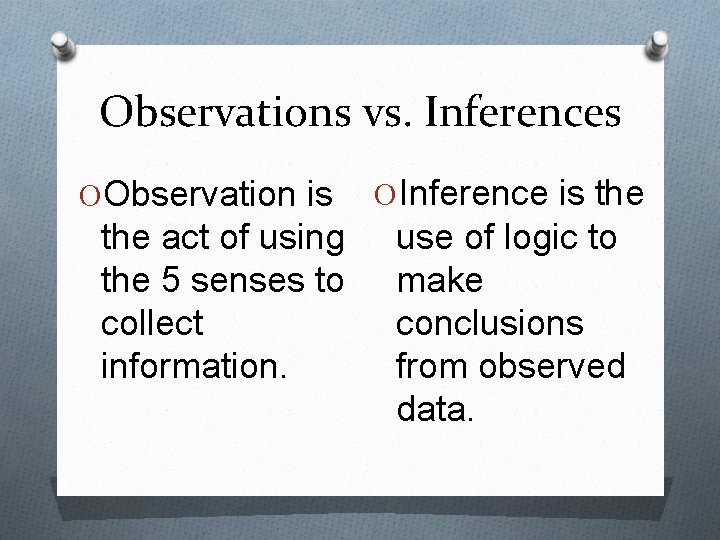 Introduction to Biology Nature of Science Nature of