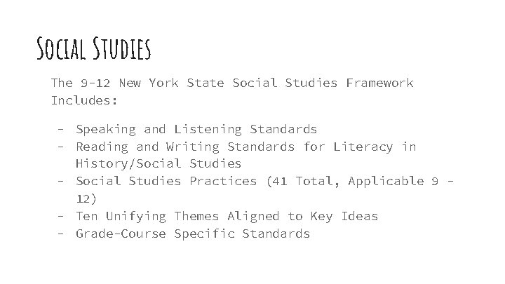 Prioritizing Standards Building the Foundation Complete one Unit