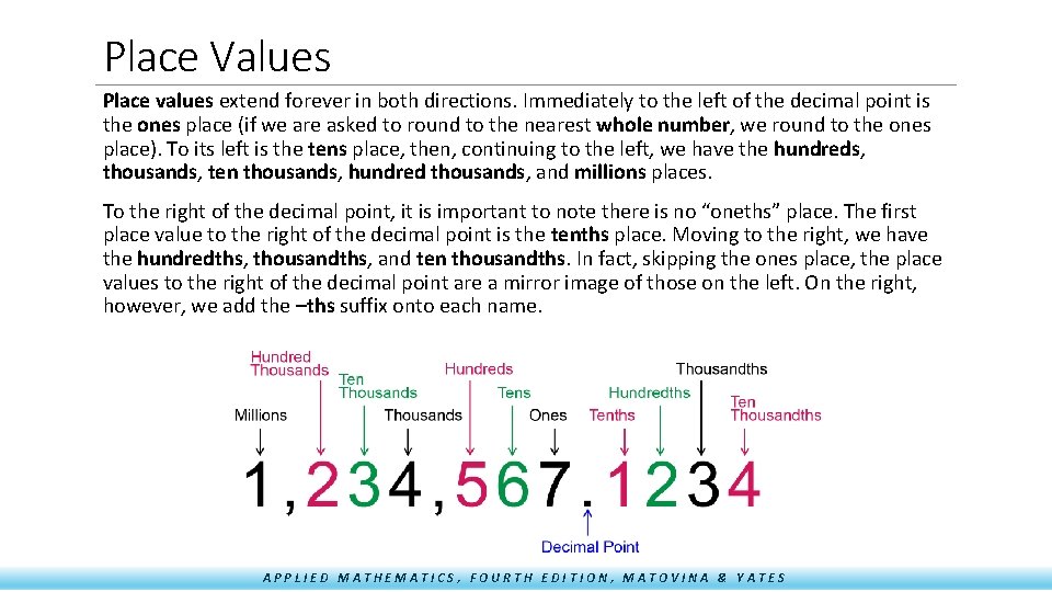 Chapter 1 Arithmetic Prealgebra Section 1 1 Rounding