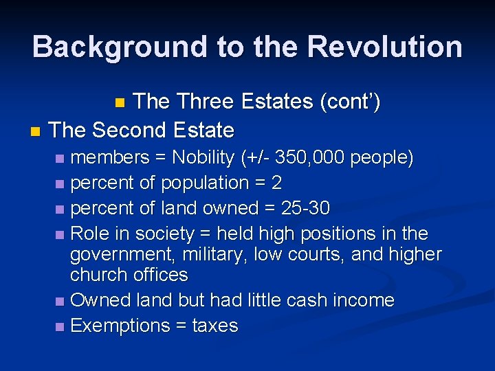 French Revolution World History Background to the Revolution