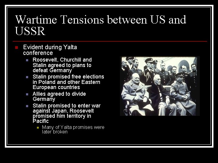 The Cold War Begins World History Canutillo High