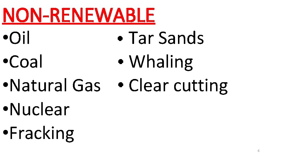 Energy Renewable Alternative Energy Vs Nonrenewable 1 You
