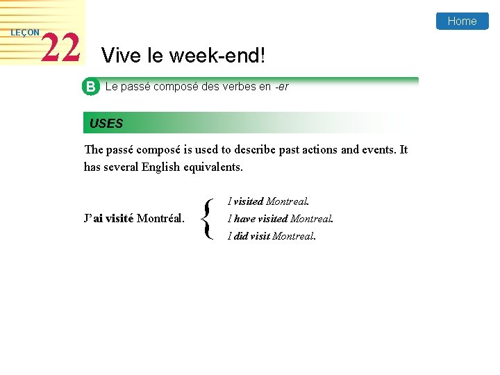LEON Home 22 Vive le weekend B Le