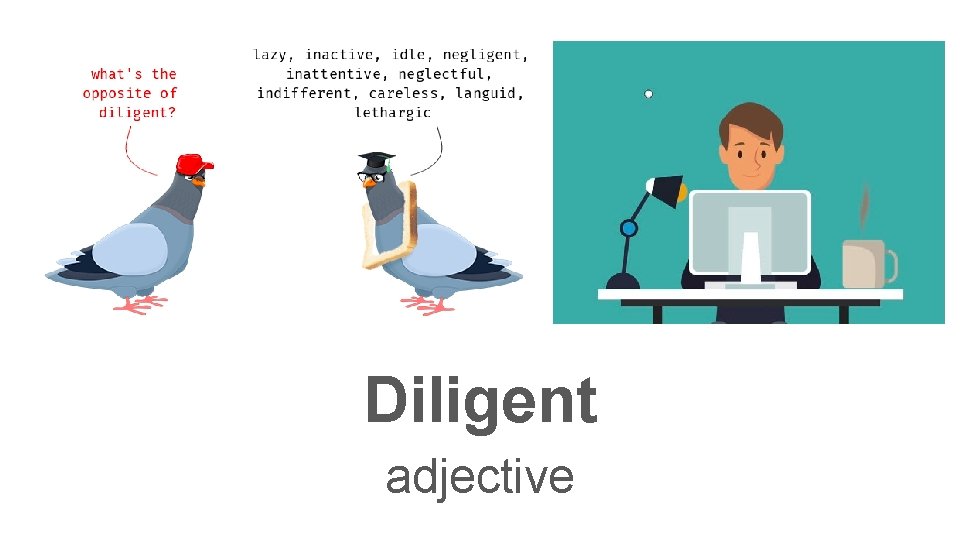 PROCRASTINATE verb Explain what your word means with