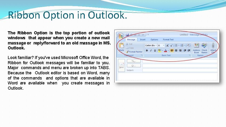 BASICS OF MICROSOFT OUTLOOK BY DR ABHINAV GUPTA