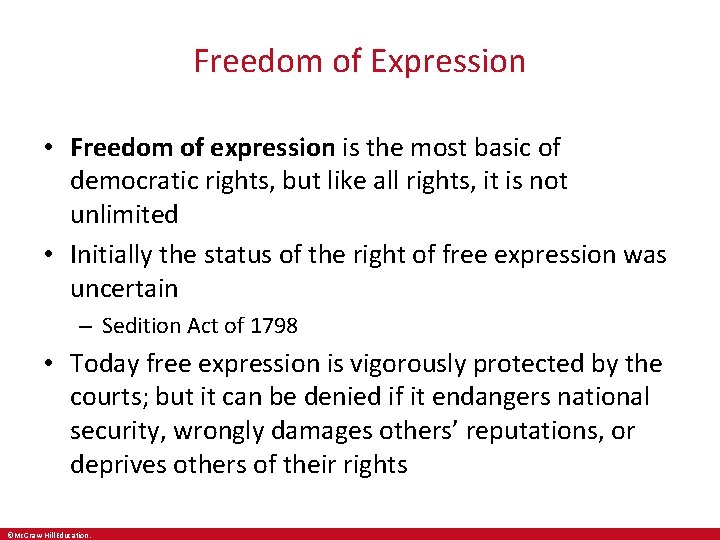 4 Civil Liberties Protecting Individual Rights Mc GrawHill