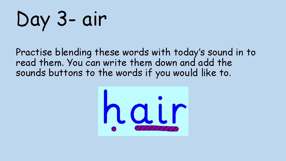 Phonics Home Learning Week Beginning 18 1 21