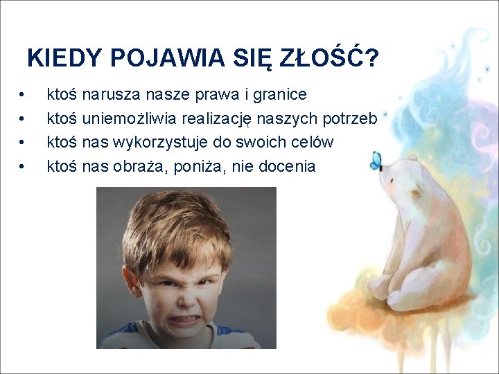 Sposoby radzenia sobie z agresj Czym jest zo