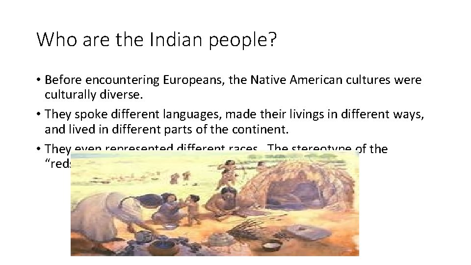 Bellringer 1 The arrival of Europeans in the