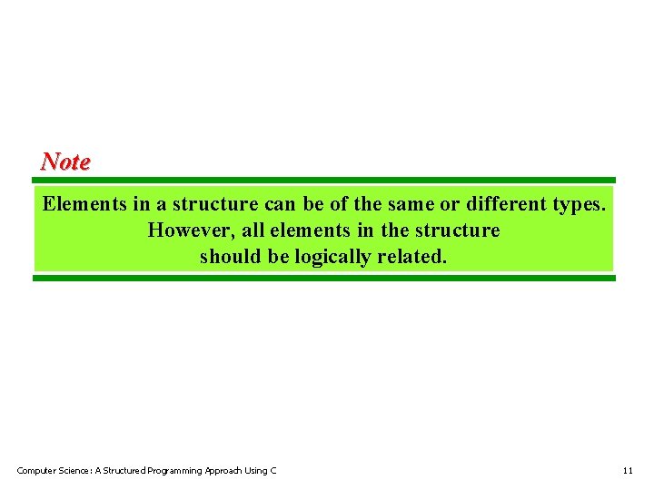 Objectives Chapter 12 Enumerated Structure and Union Types Objectives Chapter 12 Enumerated Structure and Union Types