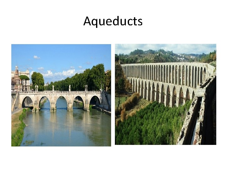 Roman design and Inventions Bridges Bridges The Romans