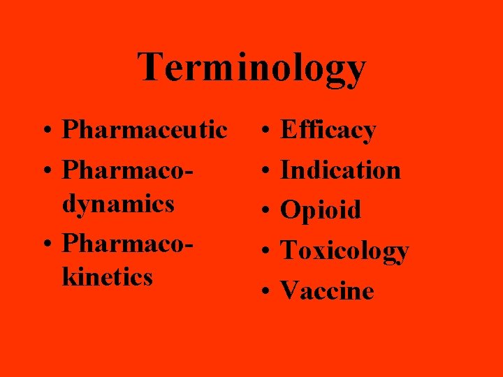 BASIC PHARMACOLOGY Generic Brand Name Objectives Categories Label