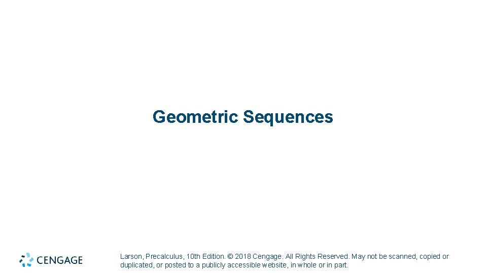 Chapter 9 Sequences Series and Probability Larson Precalculus