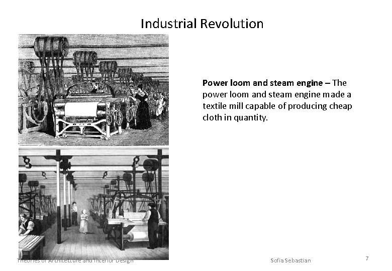 Industrial Revolution complex of developments that transformed Britain