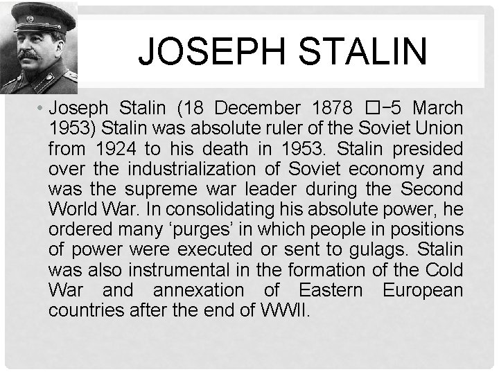 UNIT 2 POLITICAL IDEOLOGIES LESSON 4 BASIC TENETS