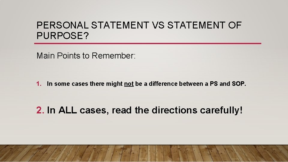 PERSONAL STATEMENT LAB DR MARIA BEATRIZ MENDOZA DR