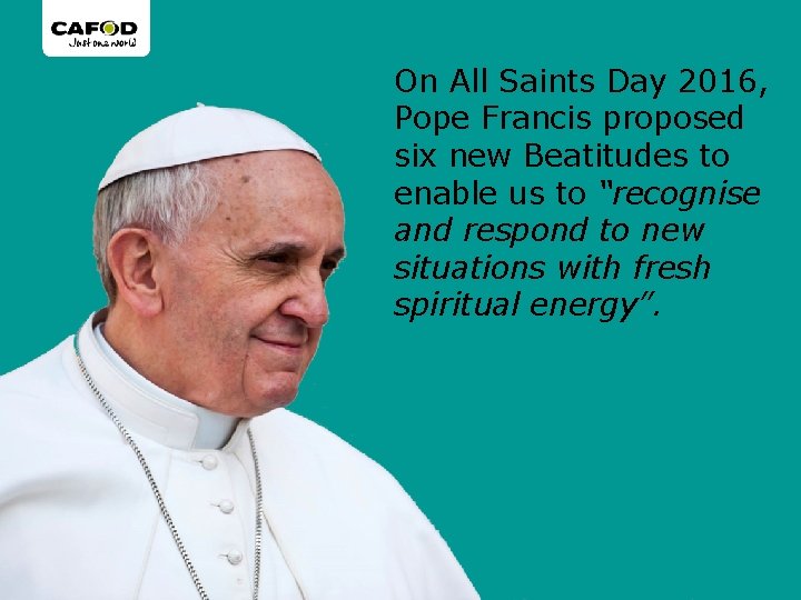 The Beatitudes The Beatitudes are in some sense