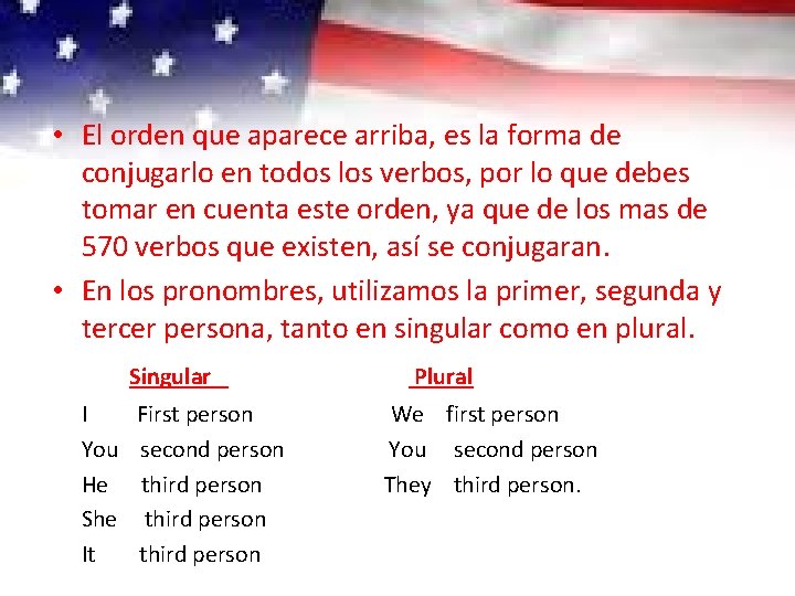 English Pronombres personales Personal pronouns I You He