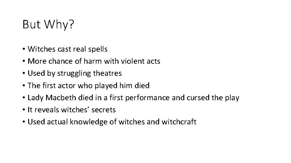 Macbeth The Scottish Play Superstition History Bad Luck