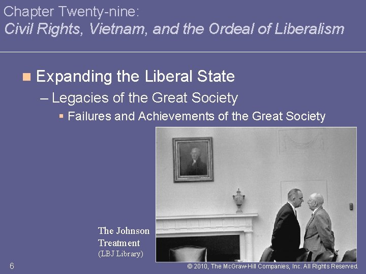 Alan Brinkley AMERICAN HISTORY 13e Chapter Twentynine Civil