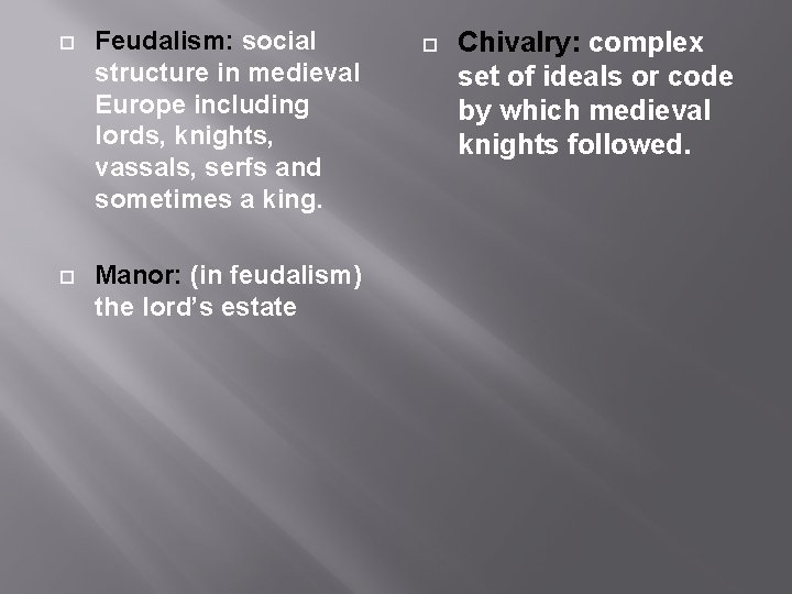 MIDDLE AGES Vocab The Franks Germanic people from