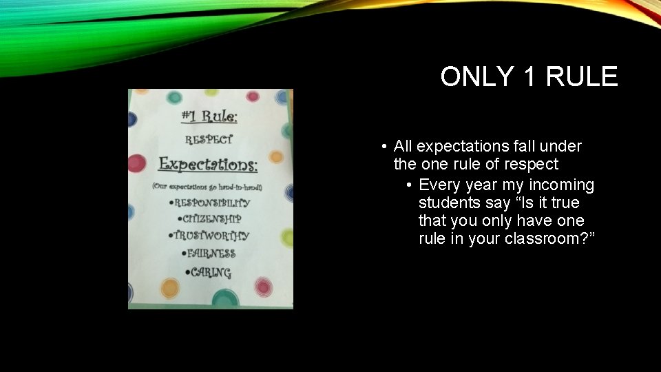 TAKING RISKS TO BUILD POSITIVE CLASSROOM CULTURE April