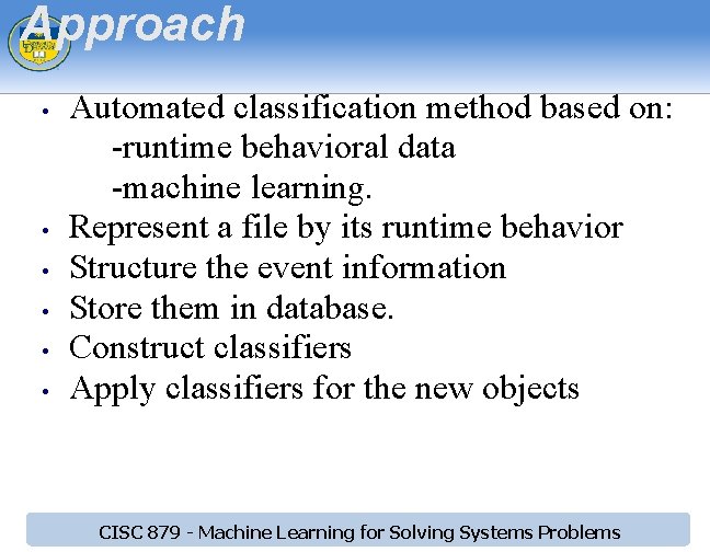 BBehavioural Classification Tony Lee and Jigar J Mody