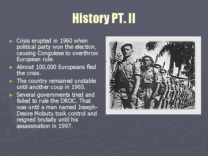 The Democratic Republic of the Congo By David