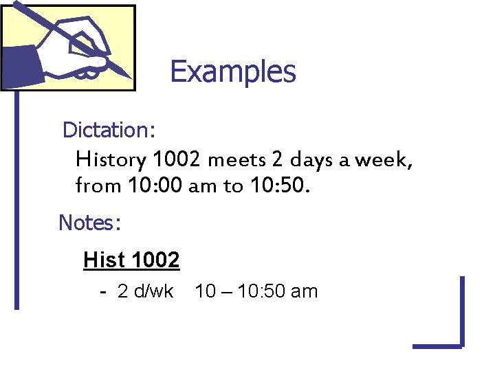 Note Taking Basics ASC Tamara Taylor Fall 2