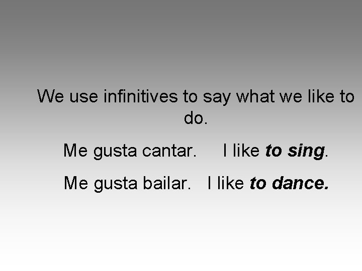 Conjugation of ar and erir verbs What is