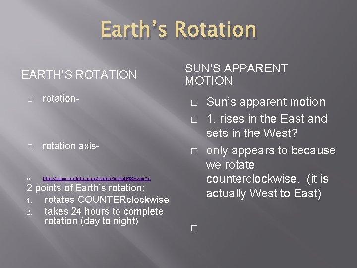 CHP 3 THE SUNEARTHMOON SYSTEM Big Idea What
