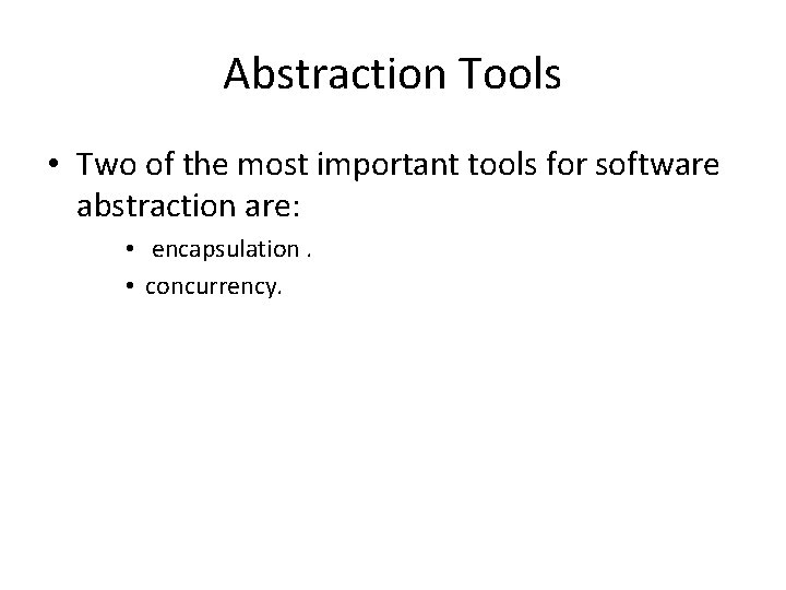 Concurrency Programming Chapter 2 The Role of Abstraction