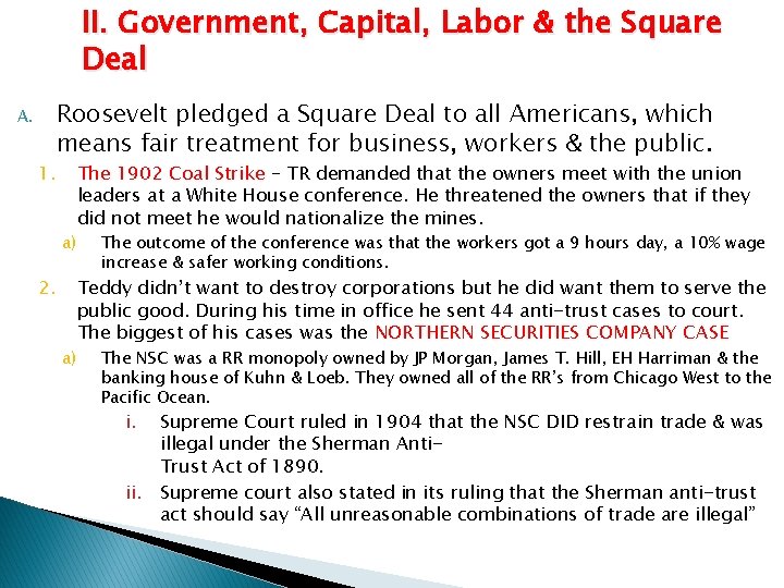 Chapter 22 The Battle for National Reform Section