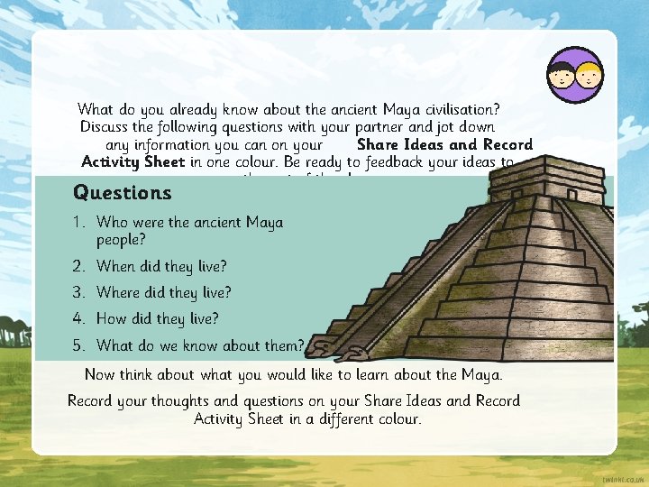 I can discover facts about the Maya civilisation
