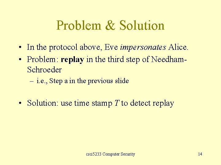 Bishop Chapter 10 Key Management csci 5233 Computer