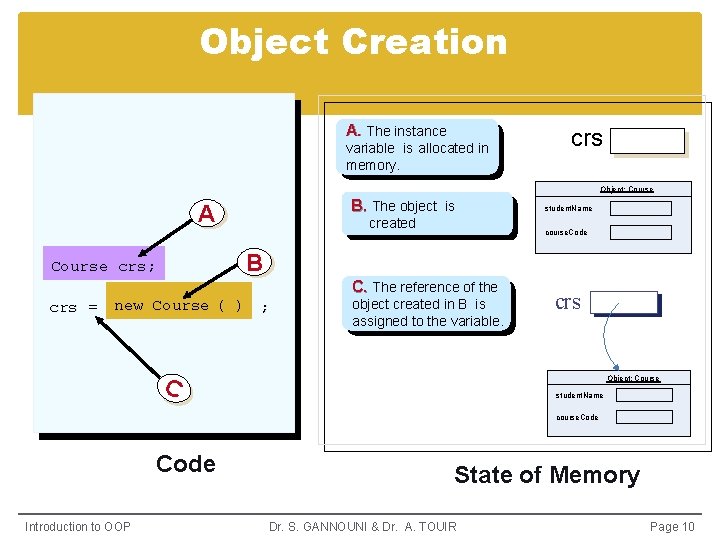 Classes and Objects How can one design a