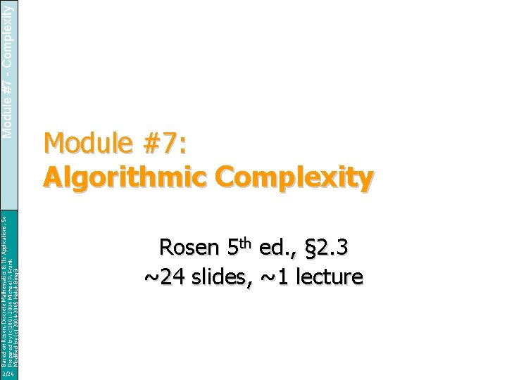 126 Based on Rosen Discrete Mathematics Its Applications