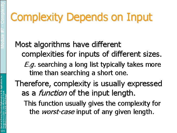 126 Based on Rosen Discrete Mathematics Its Applications