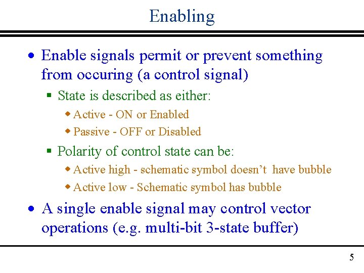 Chapter 4 Combinational Logic Functions and Circuits Page