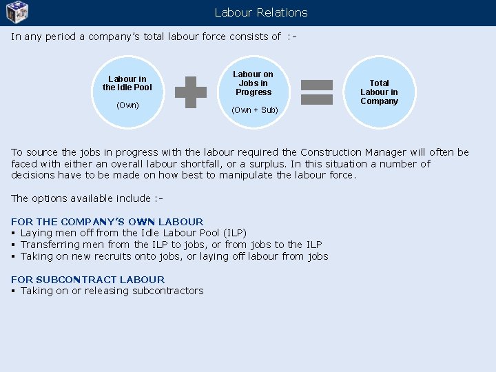 ENGINUITY TUTORIAL Labour Relations Copyright Virtual Management Simulations