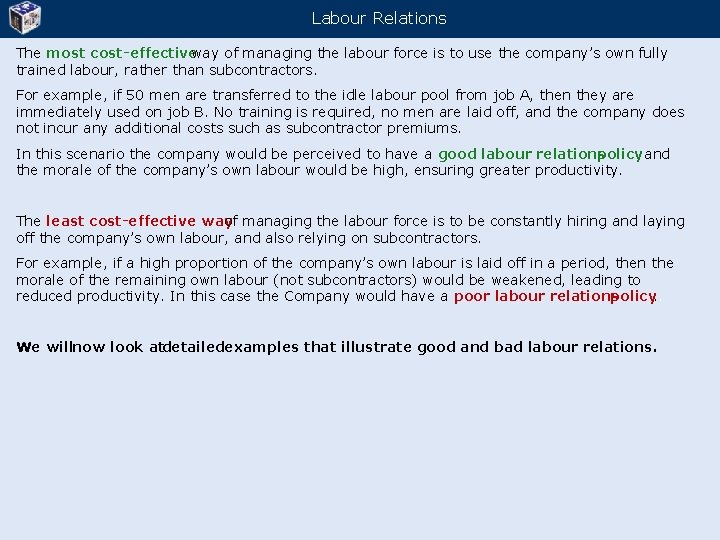ENGINUITY TUTORIAL Labour Relations Copyright Virtual Management Simulations