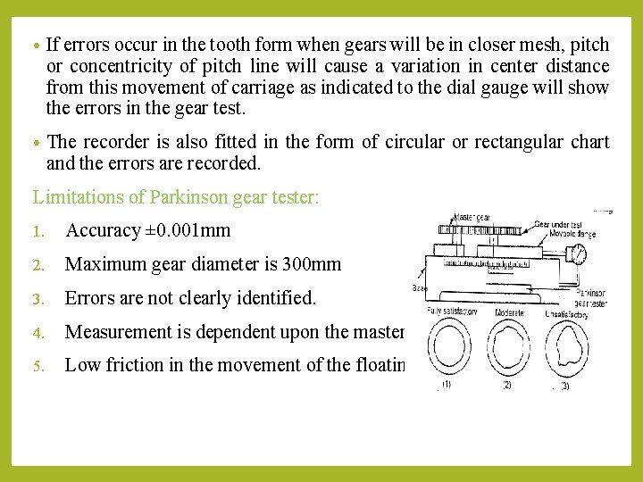 Gear tooth thickness Measurement by Constant Chord Method